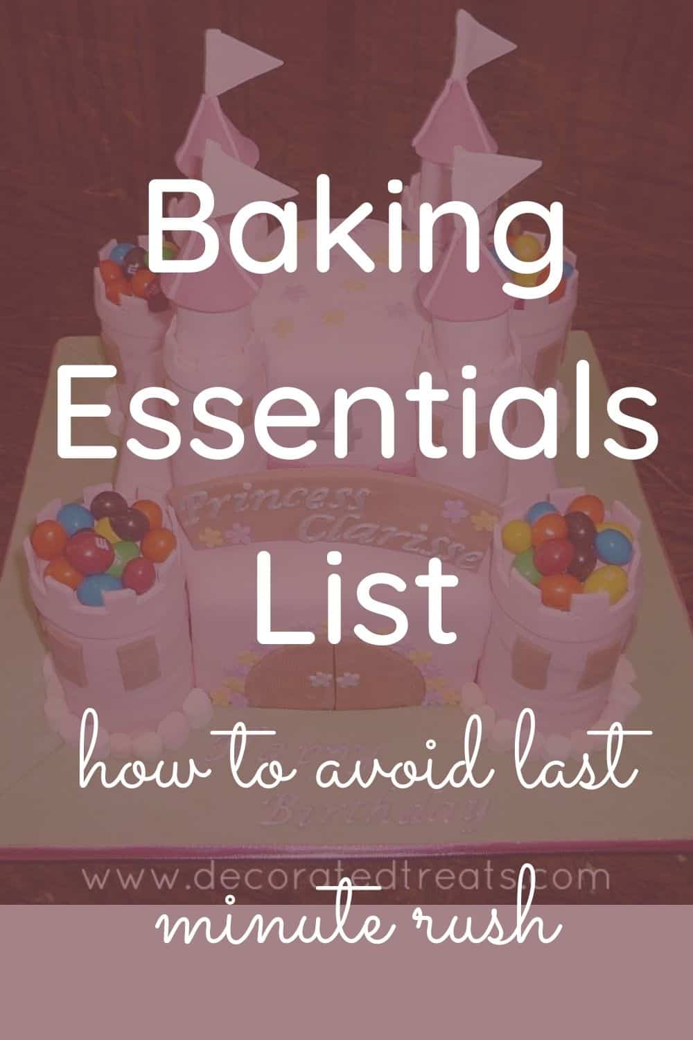 Baking Shopping List | Decorated Treats