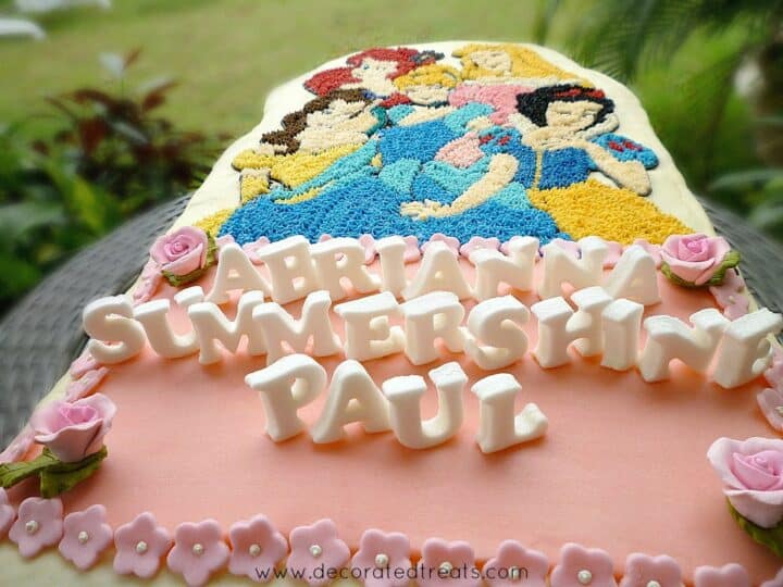 3D Fondant Letters for Cake Decorating | Decorated Treats