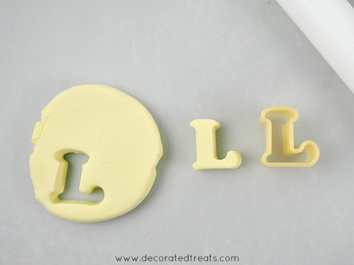 3D Fondant Letters for Cake Decorating | Decorated Treats