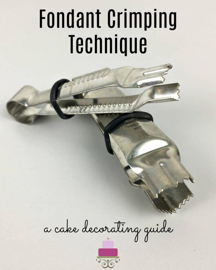 Fondant Crimping Technique for Cake Decorating | Decorated Treats