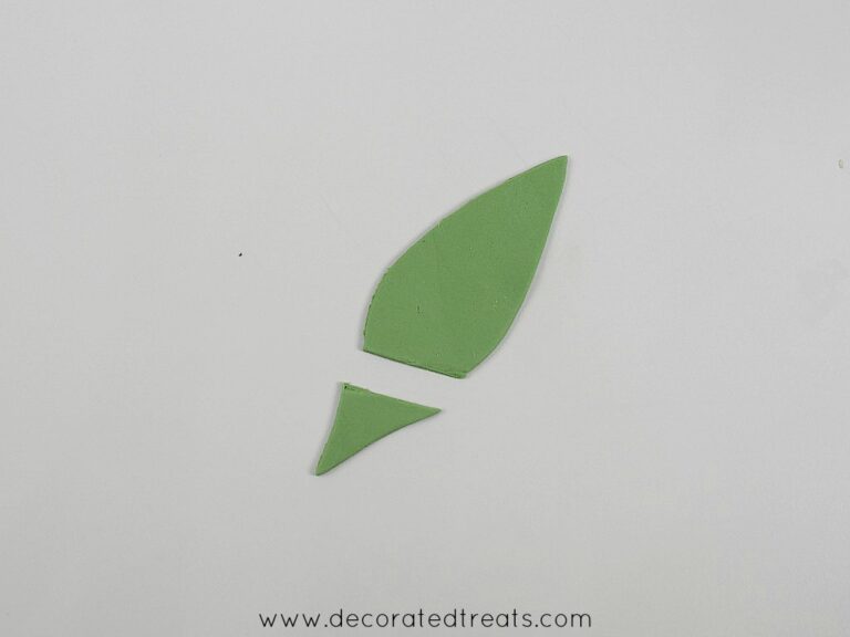 How to Make Fondant Flowers with Stems and Leaves | Decorated Treats