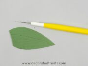 How to Make Fondant Flowers with Stems and Leaves | Decorated Treats