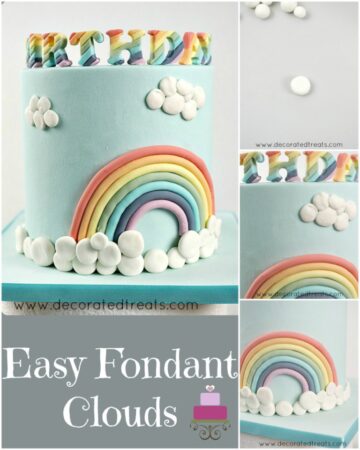 Fondant Rainbow - A Step by Step Tutorial | Decorated Treats