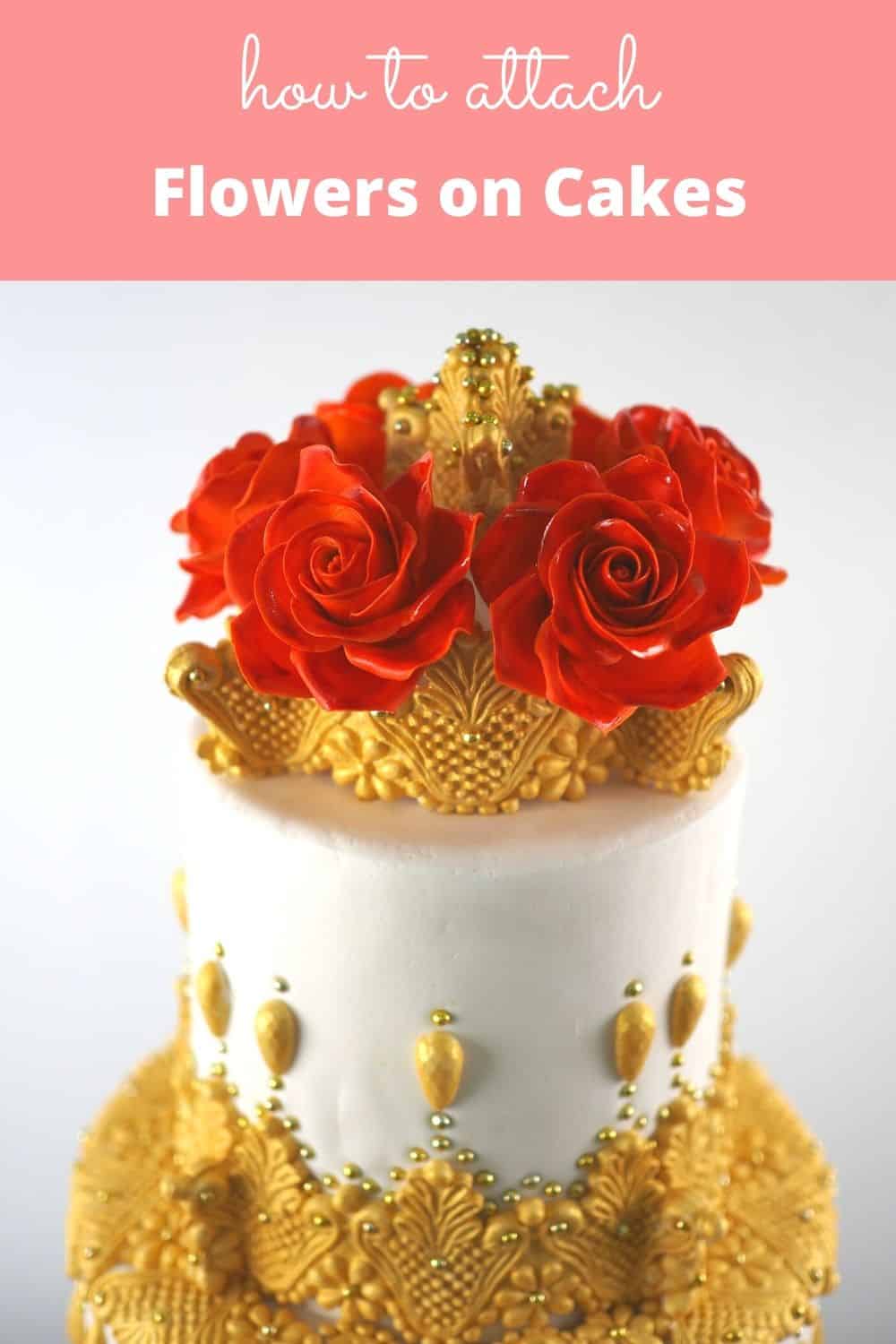 How to Decorate a Cake with Flowers (Wired and Fresh Flowers ...