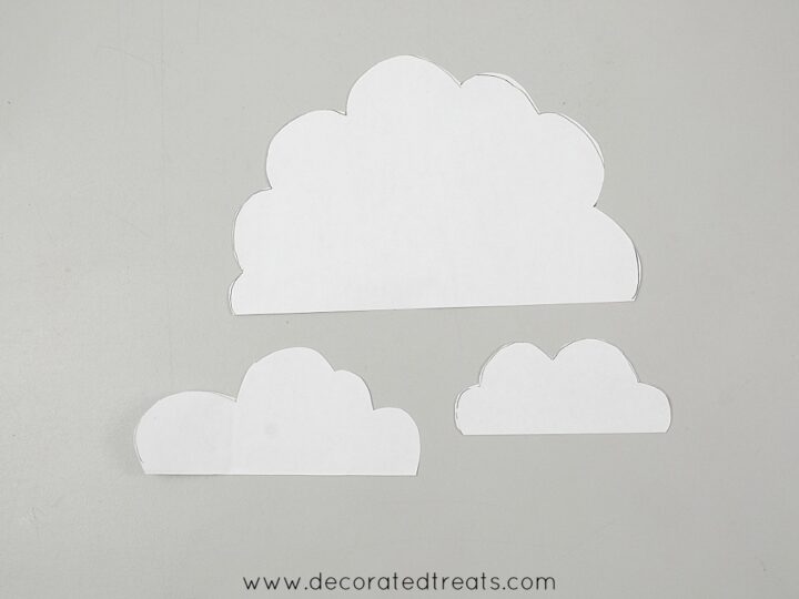 How to Make 3D Fondant Clouds for Cake Decorating | Decorated Treats