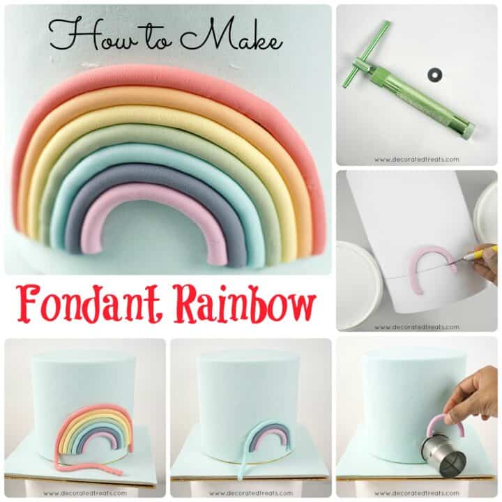 Fondant Rainbow (How to Make) | Decorated Treats
