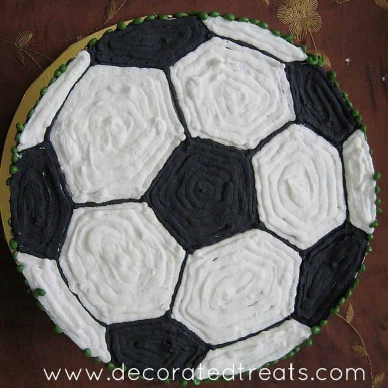 Easy Football Cake Design | Decorated Treats