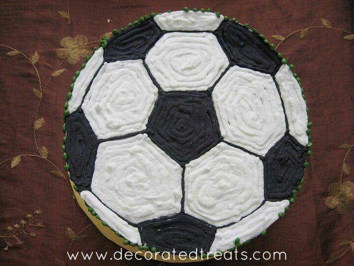 Easy Football Cake Design | Decorated Treats