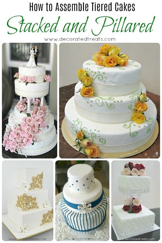 How to Make Tiered Cakes (With and Without Pillars) | Decorated Treats