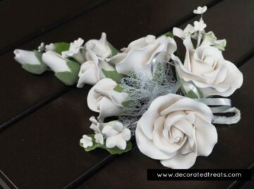 How to Color Gum Paste Flowers (Quick & Easy Technique) | Decorated Treats