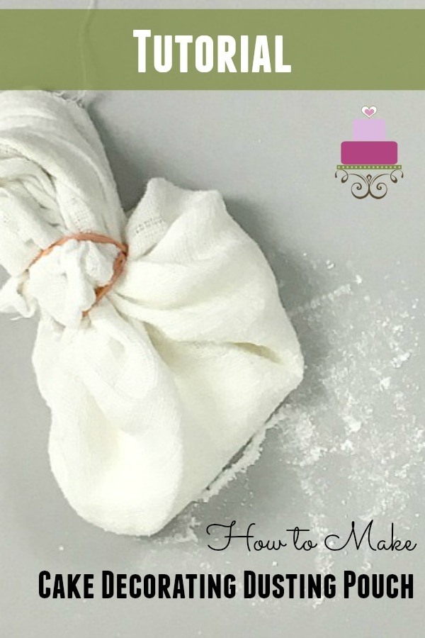 DIY Fondant Dusting Pouch (Dusting Bag) | Decorated Treats
