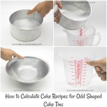How to Calculate Cake Recipes | Decorated Treats