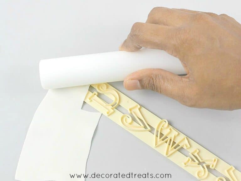 How to Use Tappit Letter Cutters for Cake Decorating | Decorated Treats