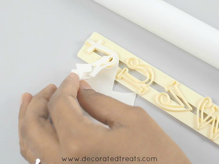 How to Use Tappit Letter Cutters for Cake Decorating | Decorated Treats