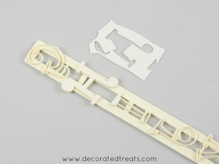 How to Use Tappit Letter Cutters for Cake Decorating | Decorated Treats
