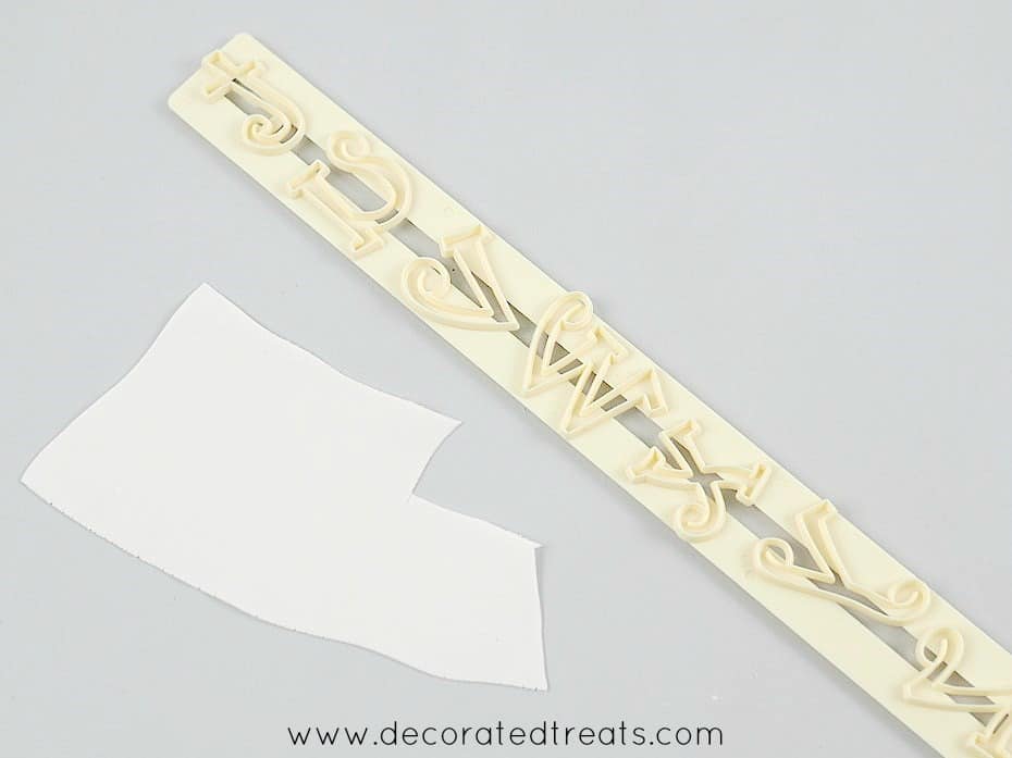 How to Use Tappit Letter Cutters for Cake Decorating | Decorated Treats