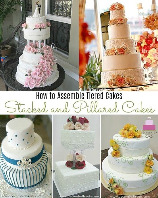 How to Make Tiered Cakes (With and Without Pillars) | Decorated Treats
