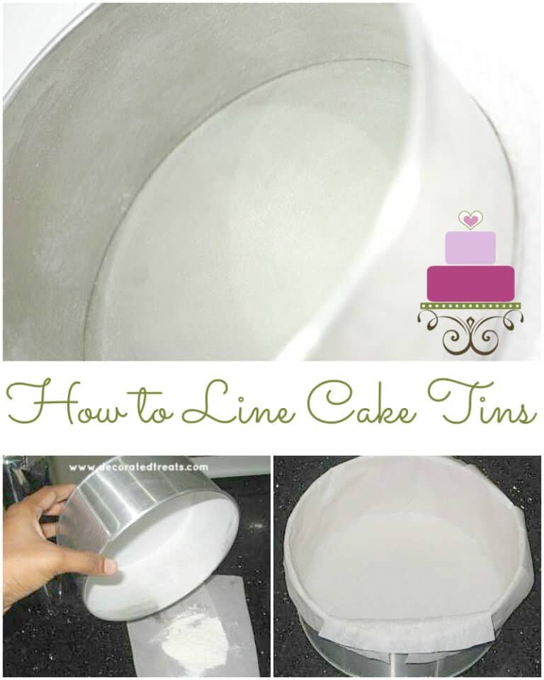 How to Line a Cake Tin (3 Easy Methods) | Decorated Treats
