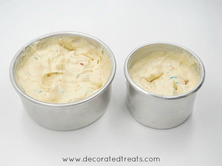 Mini Confetti Cake - A Cute Cake Decorating Idea | Decorated Treats