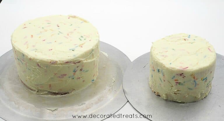 Mini Confetti Cake - A Cute Cake Decorating Idea | Decorated Treats