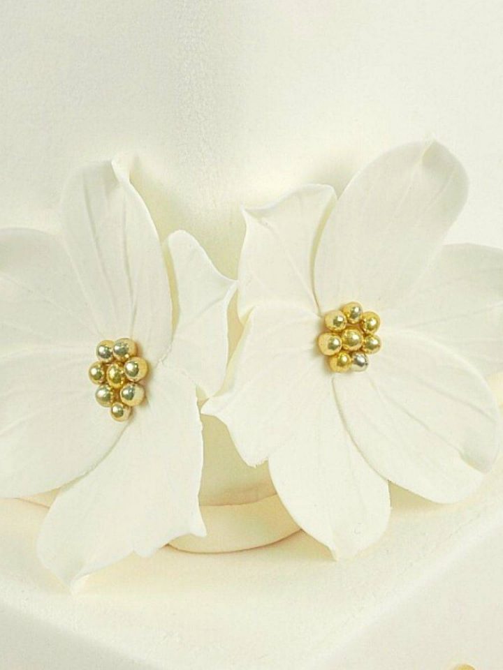 Easy Fondant Sugar Flowers - Step by Step Tutorial - Decorated Treats