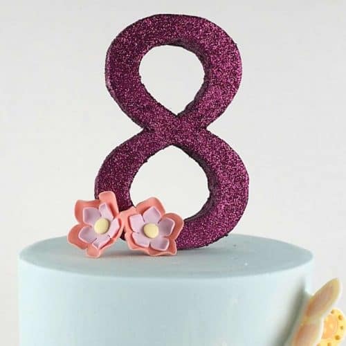 How to Make Number Cake Topper | Decorated Treats