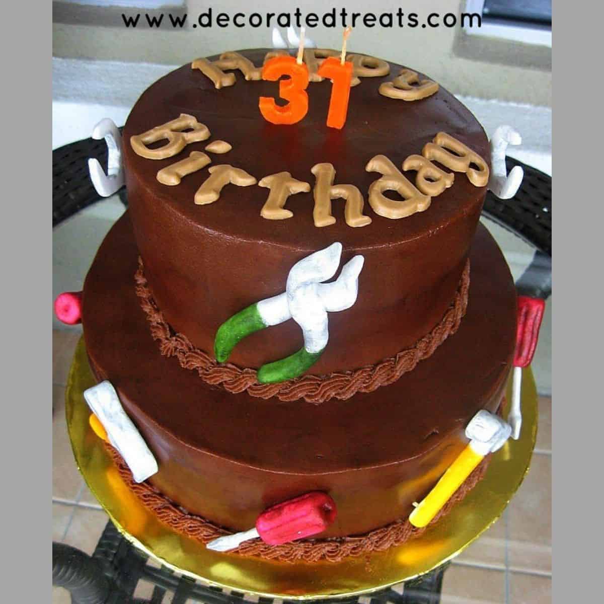 Tools Cake Design for Birthday | Decorated Treats
