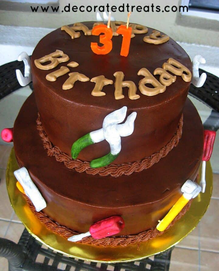 Tools Cake Design for Birthday | Decorated Treats