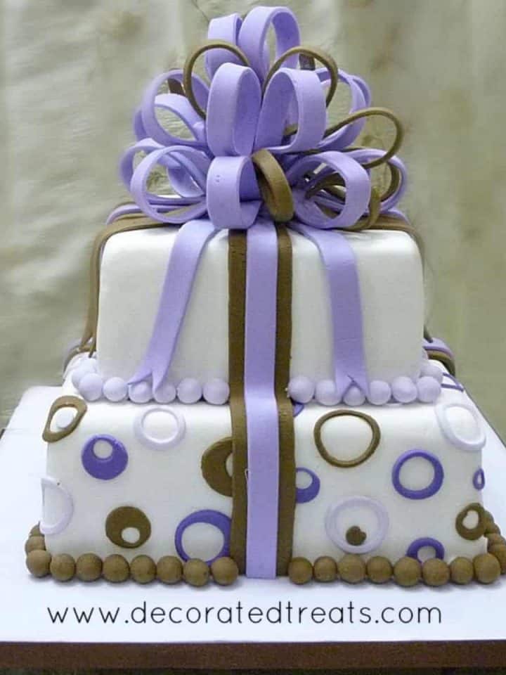 Louis Vuitton Designer Handbag Cake (How to Make) | Decorated Treats