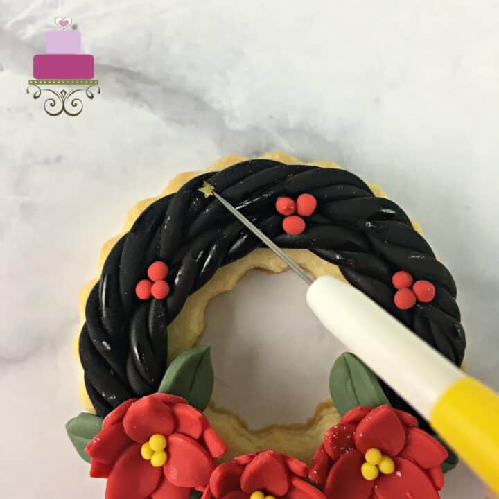 Christmas Wreath Cookies (How to Make) |Decorated Treats