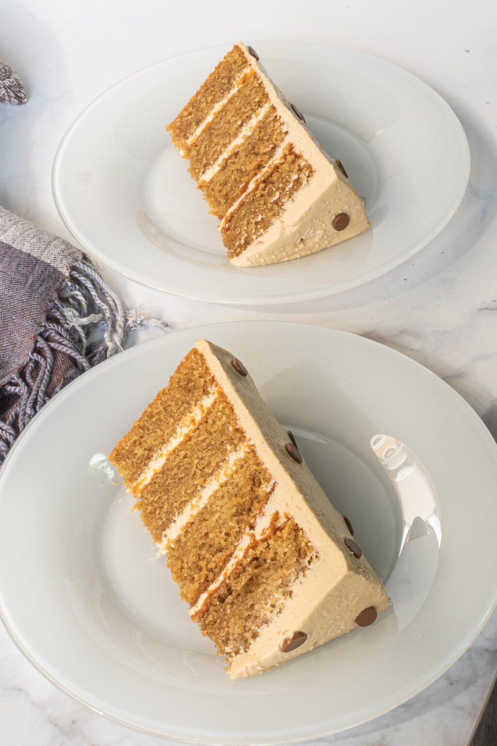 Easy Coffee Flavored Cake with Coffee Buttercream Frosting | Decorated ...