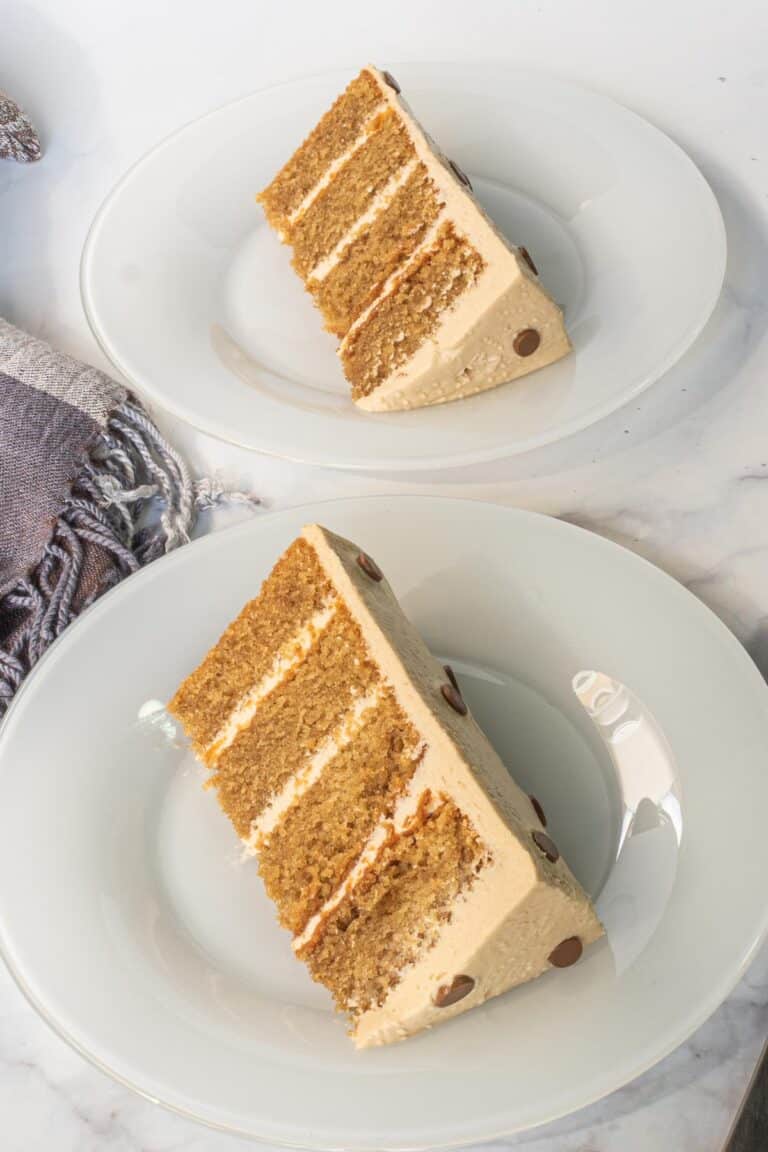 Easy Coffee Flavored Cake with Coffee Buttercream Frosting | Decorated ...