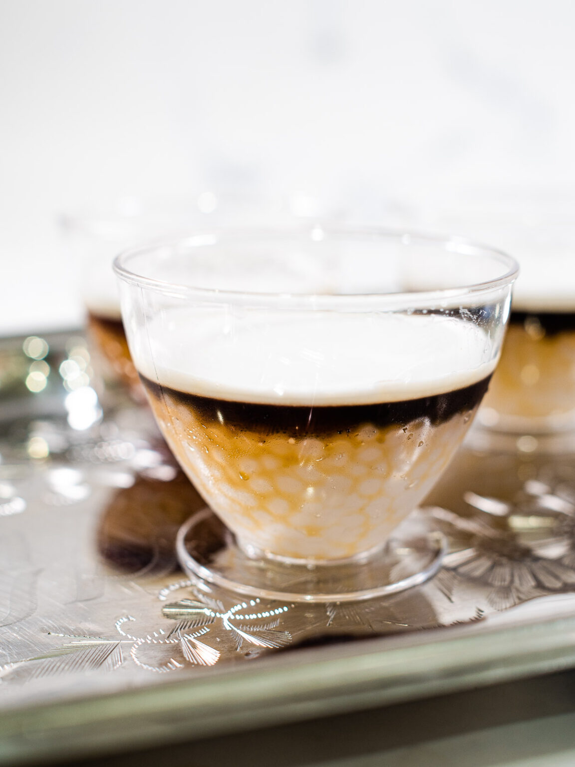 Sago Pudding with Coconut (Sago Gula Melaka) |Decorated Treats