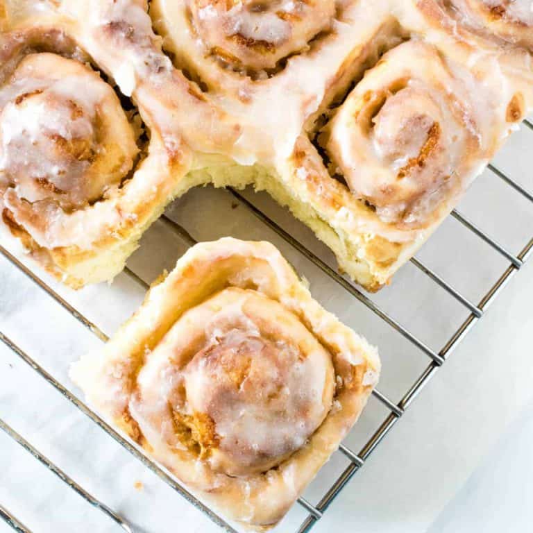 Coconut Rolls with Coconut Glaze | Decorated Treats