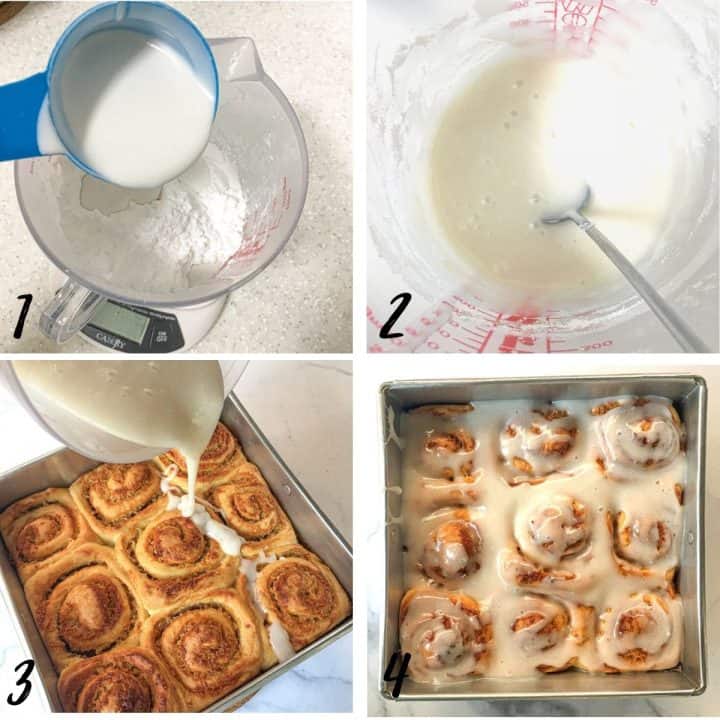 Coconut Rolls with Coconut Glaze | Decorated Treats