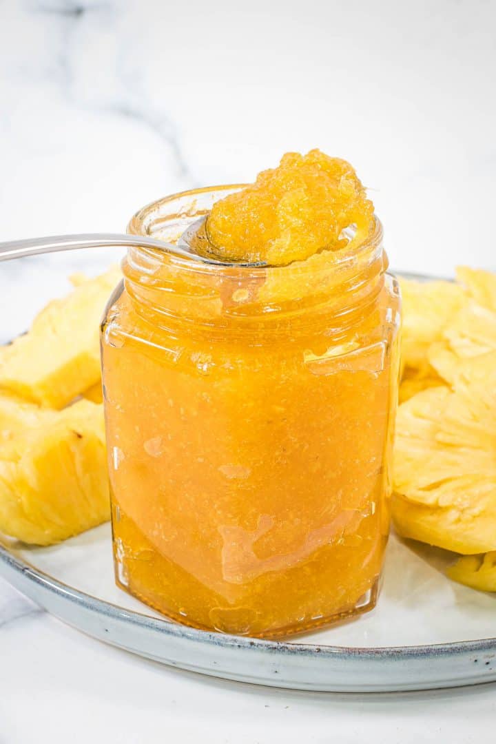 Pineapple Jam Recipe (without Pectin) | Decorated Treats