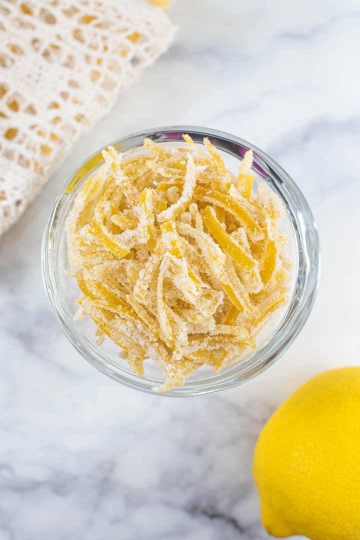 Candied Lemon Peel (How to Make) | Decorated Treats