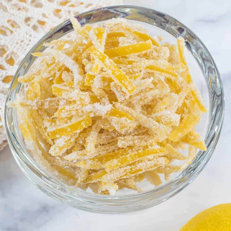 Candied Lemon Peel (How to Make) | Decorated Treats