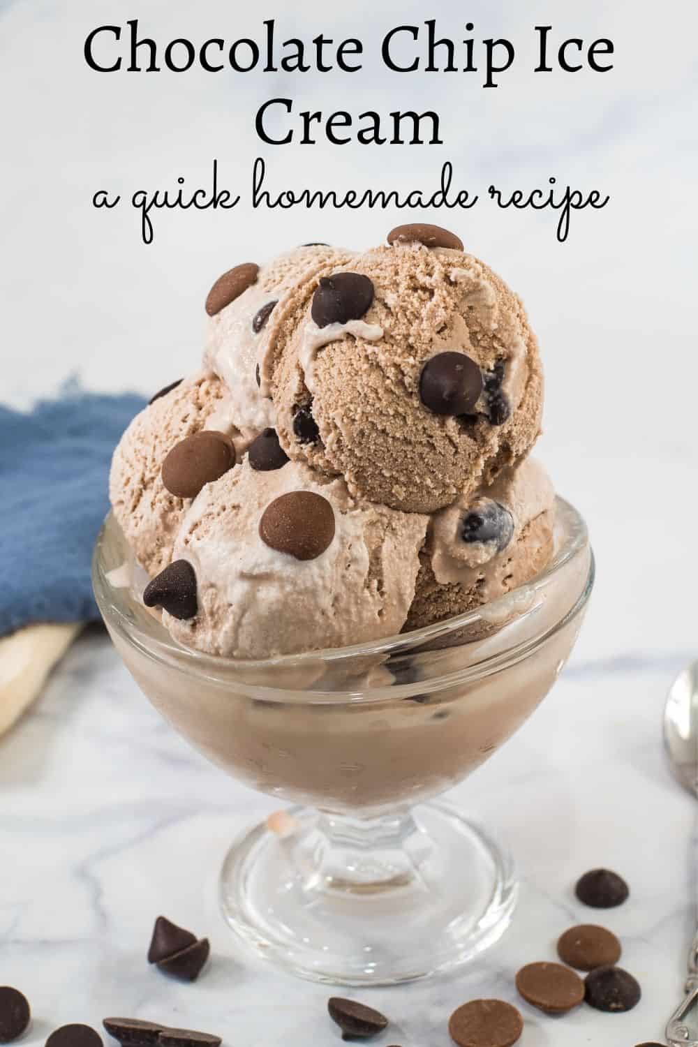 Chocolate Chocolate Chip Ice Cream Recipe | Decorated Treats