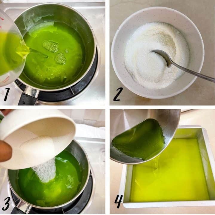 Pandan Milk Tea (Homemade Jelly Boba Drink) | Decorated Treats