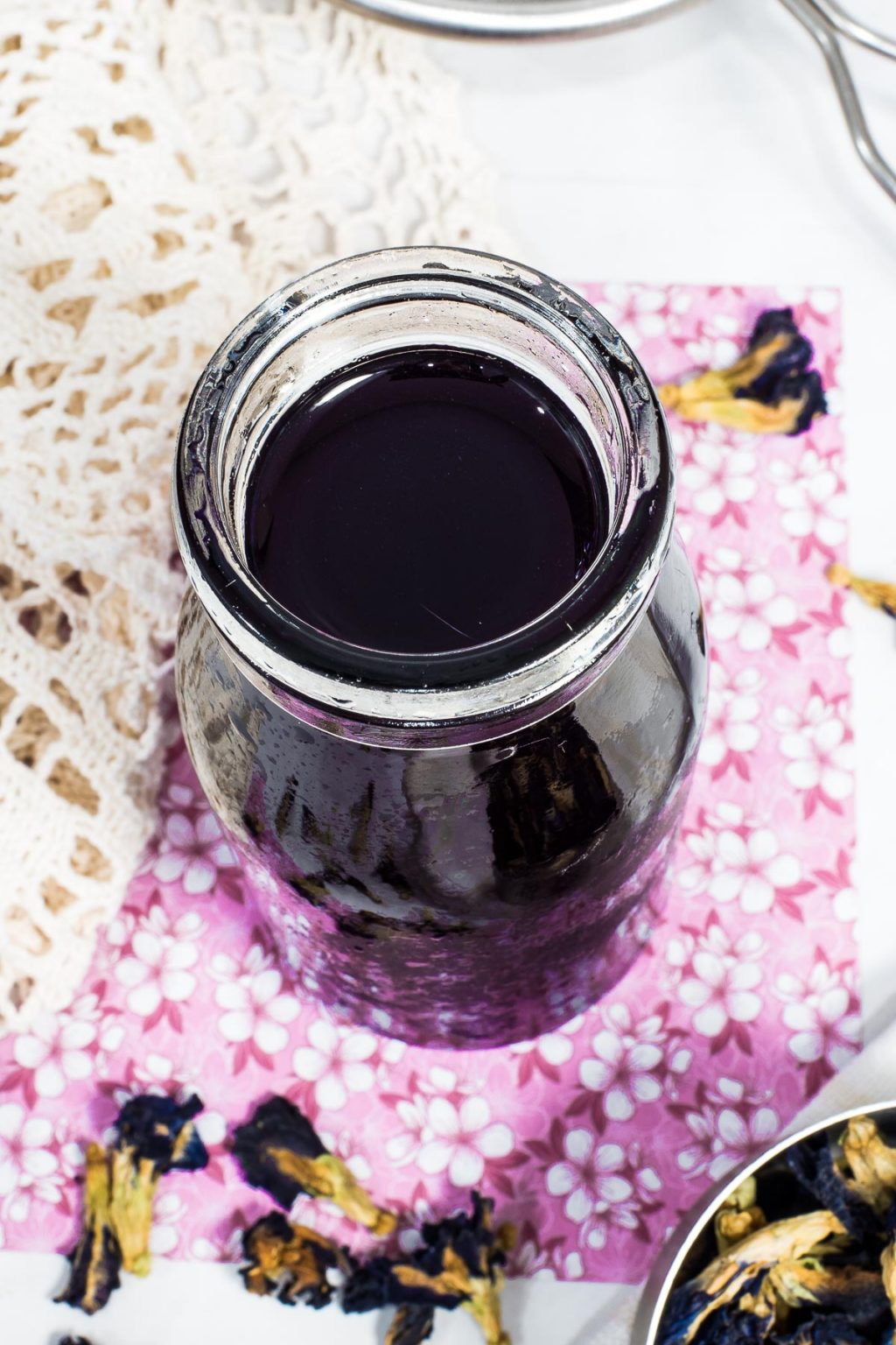 Butterfly Pea Syrup (Easy Homemade Recipe) | Decorated Treats