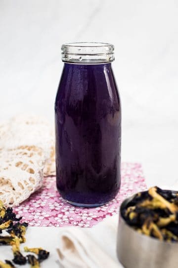 Butterfly Pea Syrup (Easy Homemade Recipe) | Decorated Treats