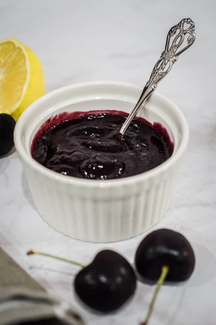 Cherry Coulis (Easy Homemade Cherry Sauce) | Decorated Treats