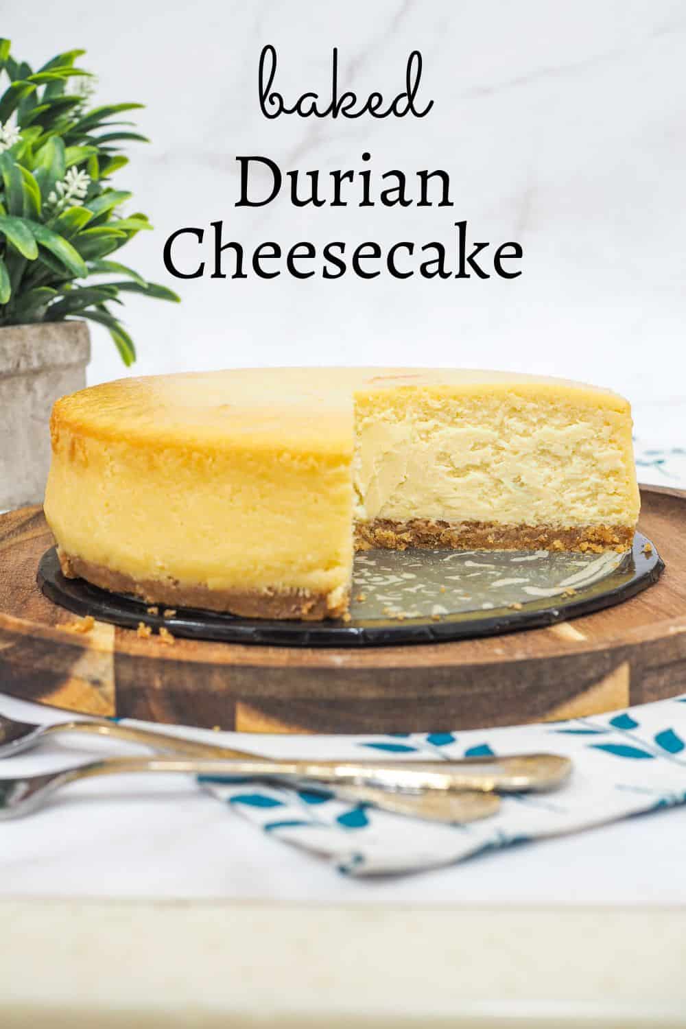 Durian Cheesecake Recipe - Perfectly Creamy! |Decorated Treats