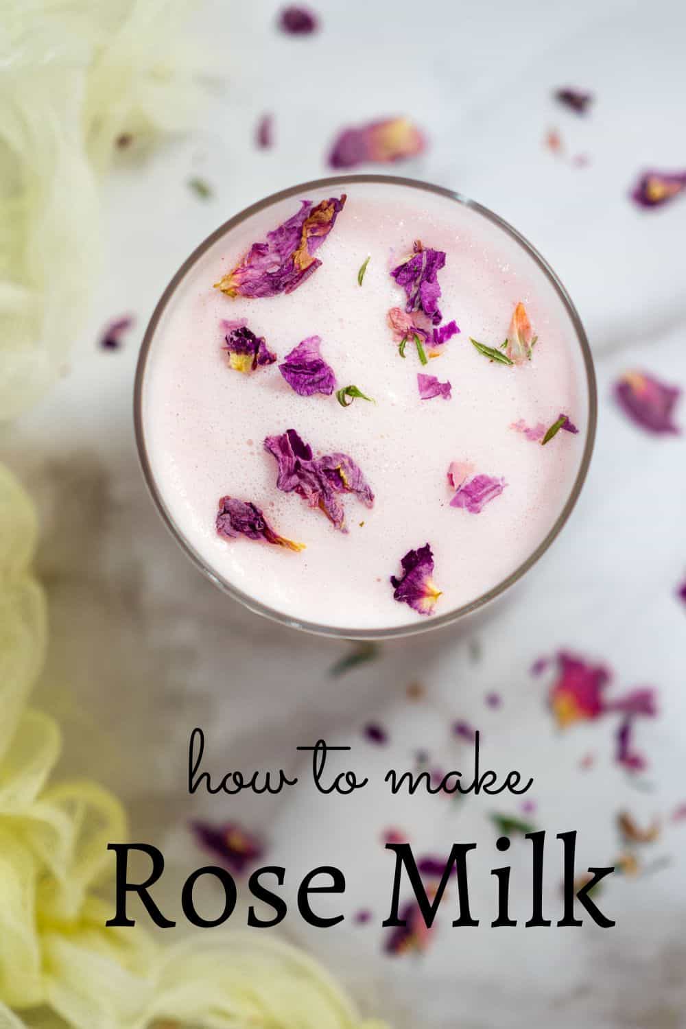 Rose Milk (How to Make) | Decorated Treats