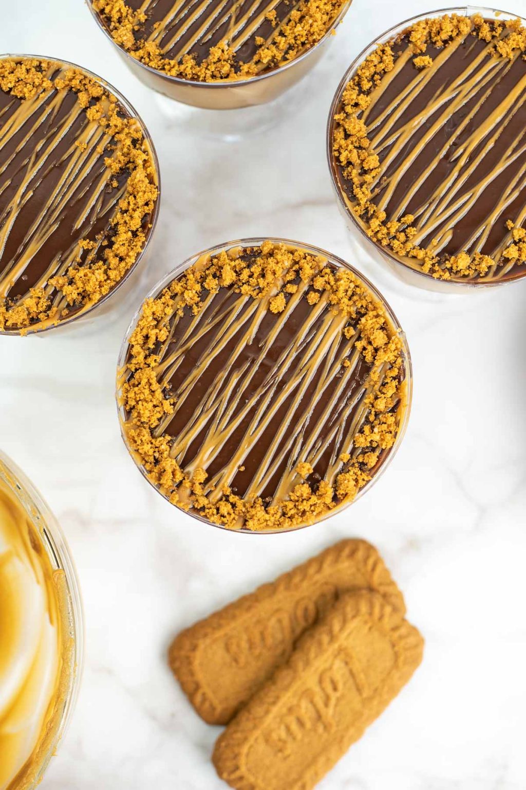 Biscoff Pudding (Easy Dessert Cups) | Decorated Treats