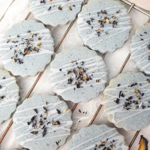 Butterfly Pea Cookies | Decorated Treats