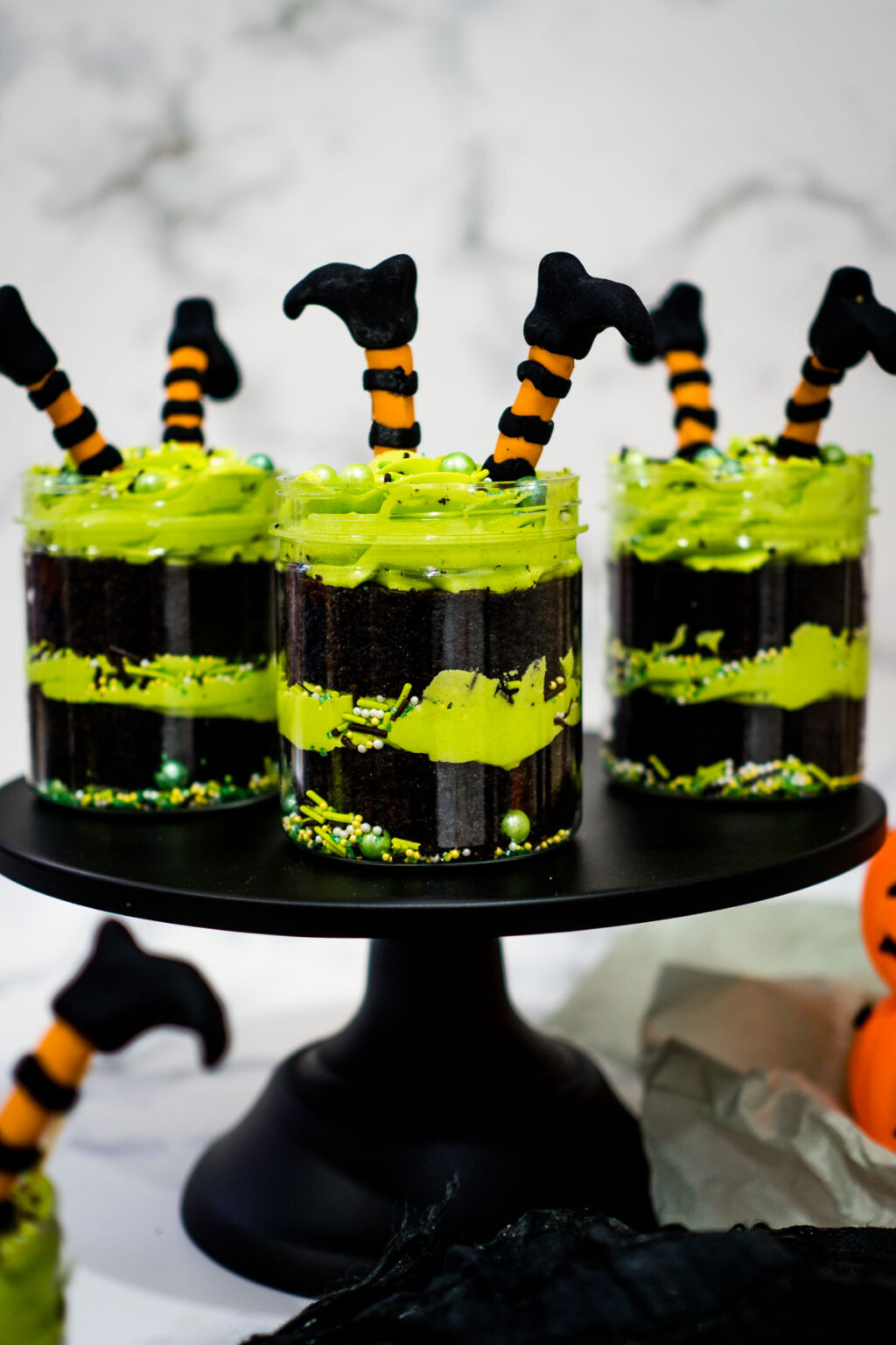 Witches' Brew Halloween Cake Jars | Decorated Treats