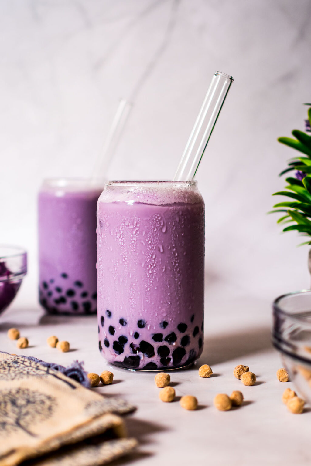 Ube Milk Tea (Ube Bubble Tea) | Decorated Treats