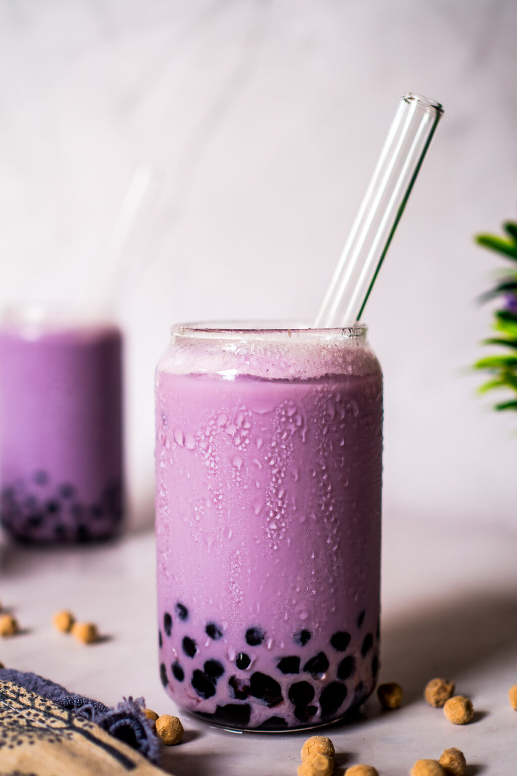 Ube Milk Tea (Ube Bubble Tea) | Decorated Treats
